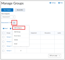How to Use Assignments for Groups | Brightspace Support